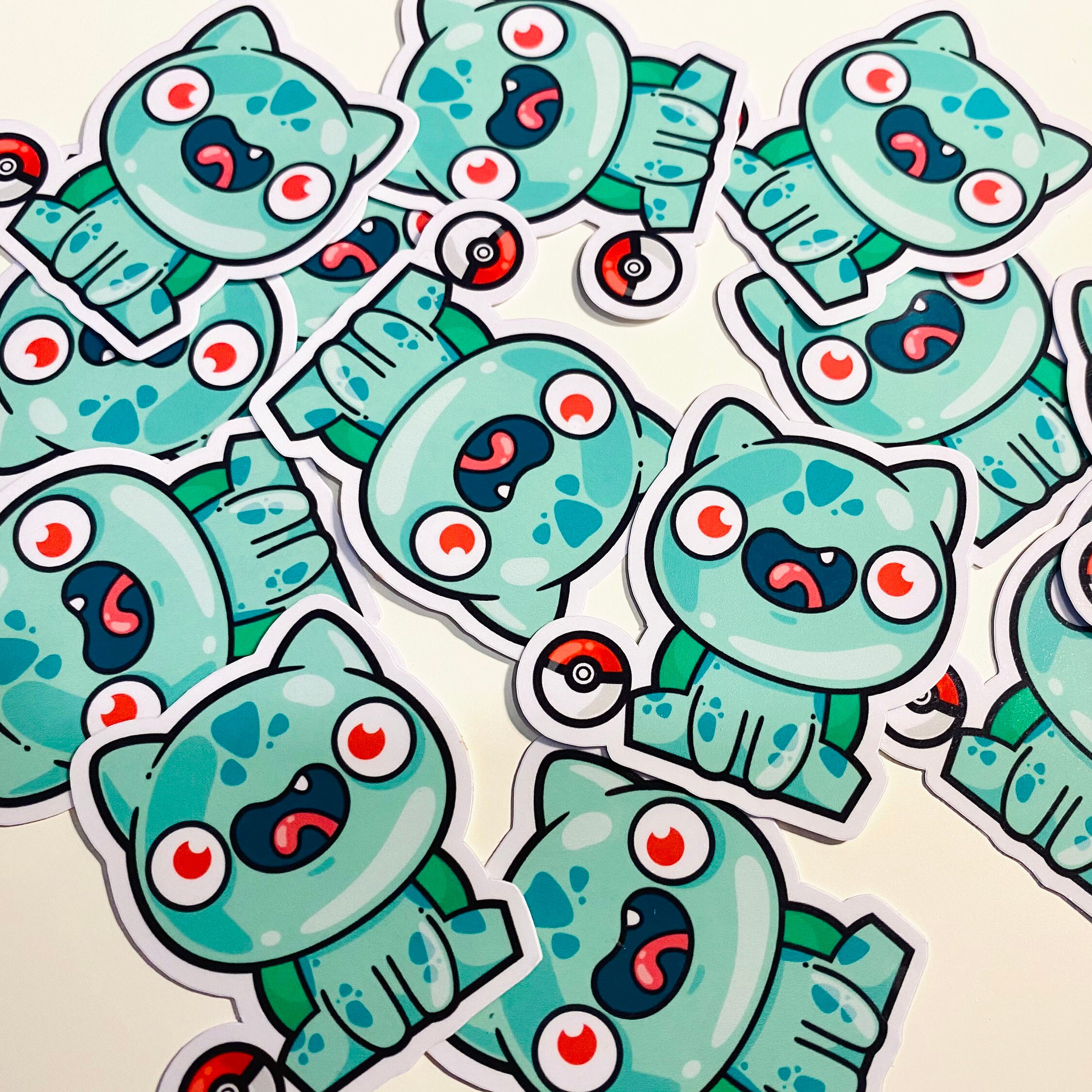 Bulbasaur sticker / Pokemon Sticker / sticker / Nerd / Geek / | Etsy