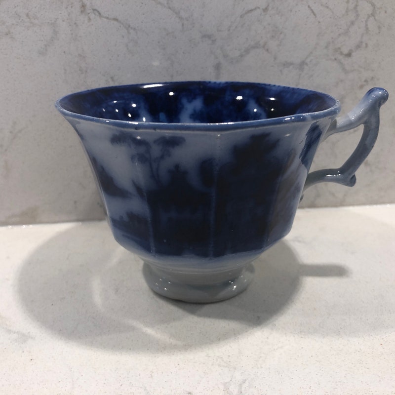 Flow Blue Tea Cup - Etsy