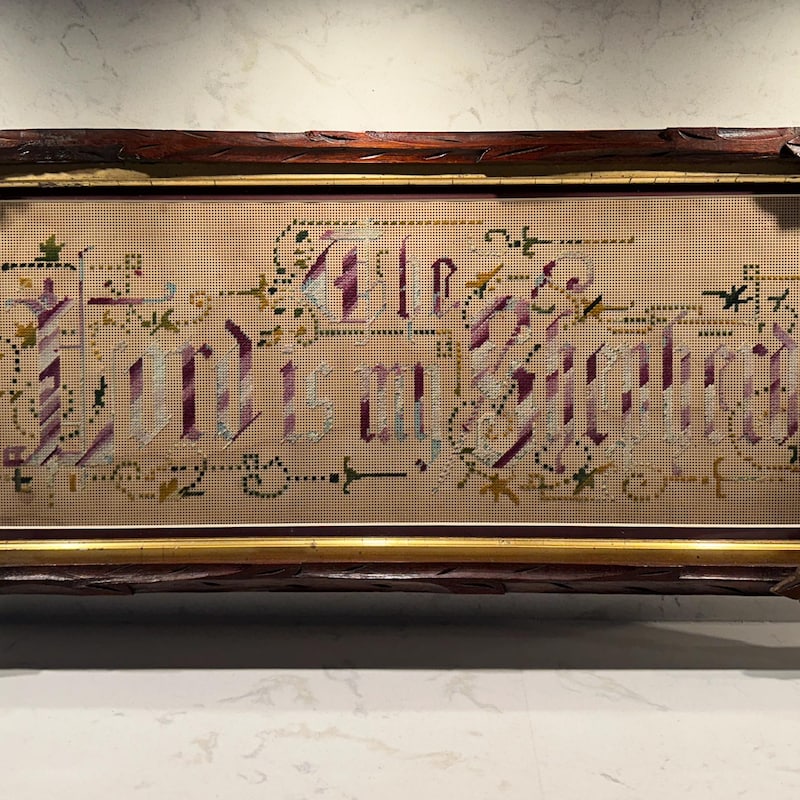 Victorian Motto Sampler - Etsy