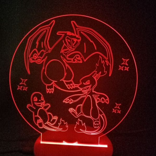 Charizard Lamp - Etsy