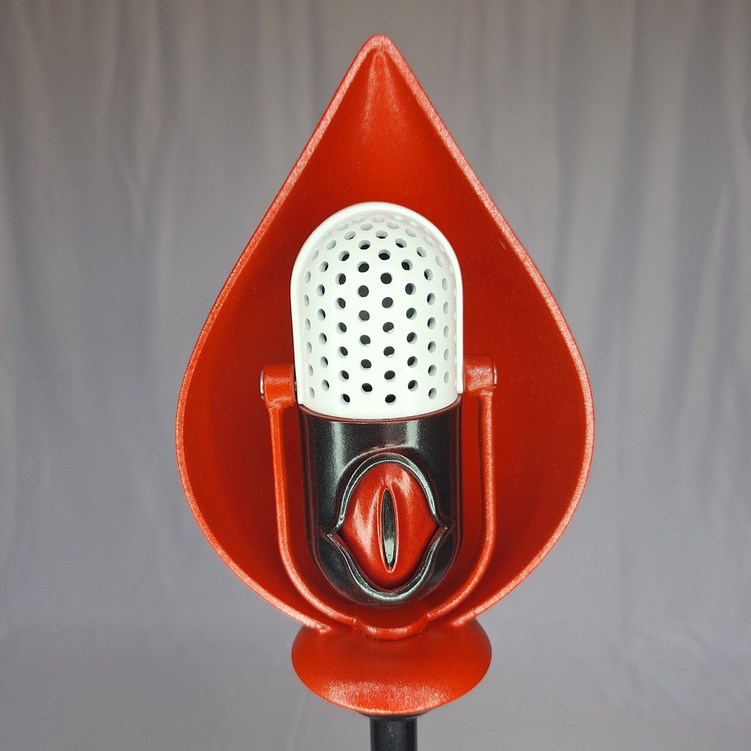 Alastor Microphone Hazbin Hotel Red Staff Radio Demon Cosplay Prop Nerd ...