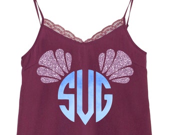 Shell bra svg | Etsy