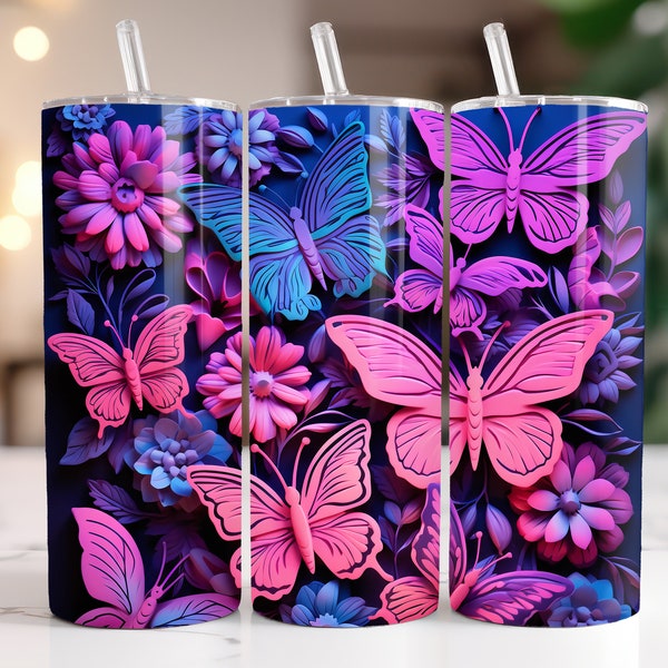 3d Butterflies Etsy