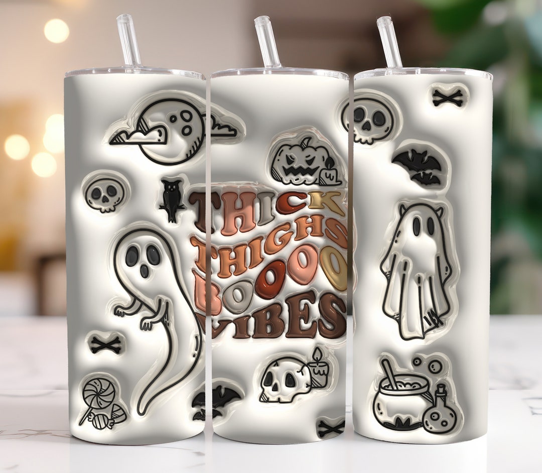 3D Puffy Ghost, Bubble Halloween,3d Halloween Puffy 3D Inflated Puff ...
