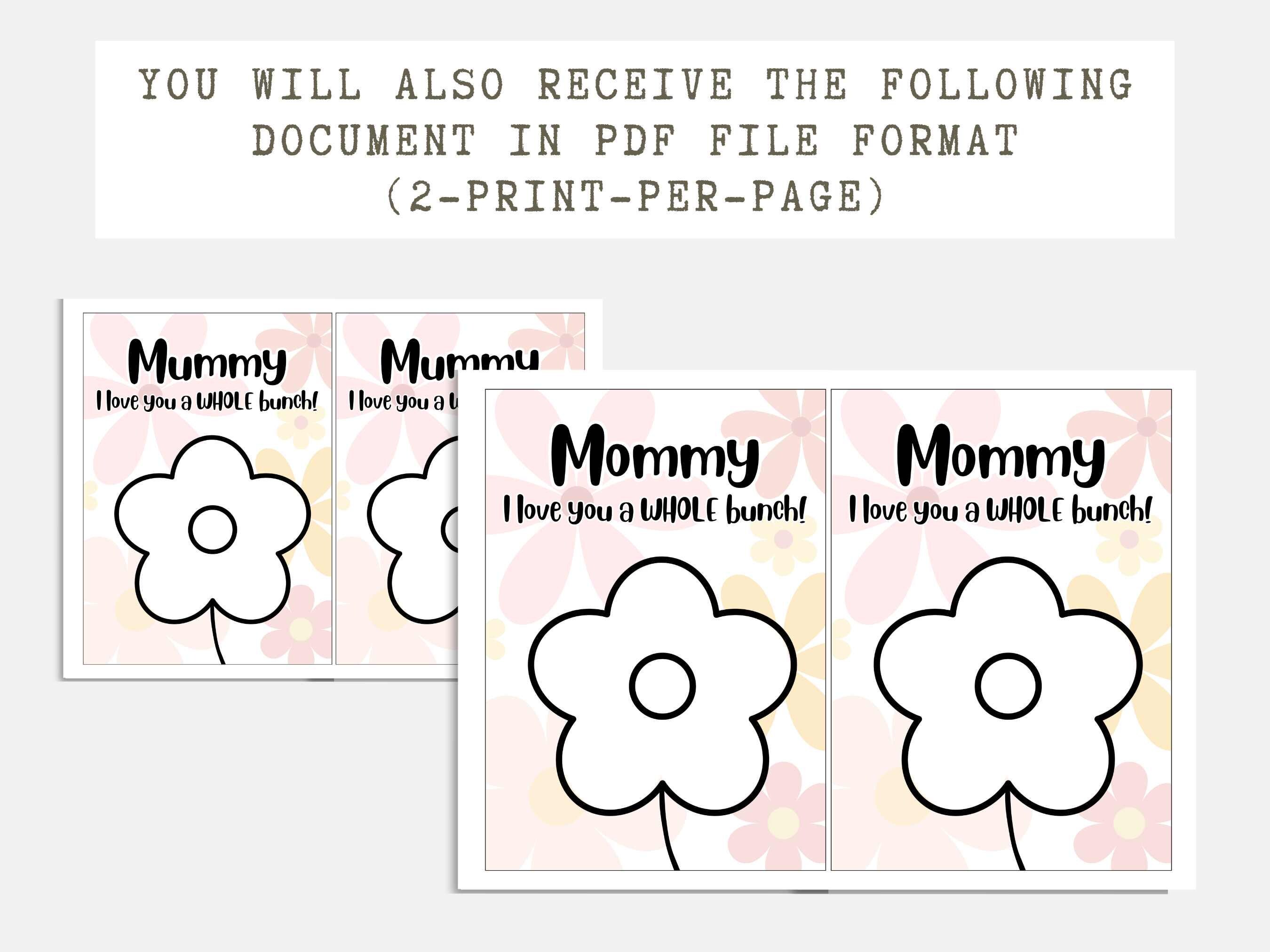 Mothers Day Craft Preschool . Mothers Day Cut and Paste Activity - Etsy