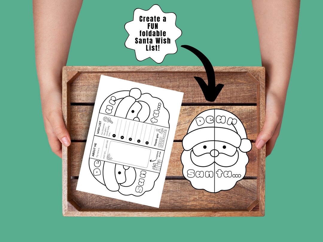 Christmas Wishlist . Dear Santa Letter . Secret Santa List . Santa ...
