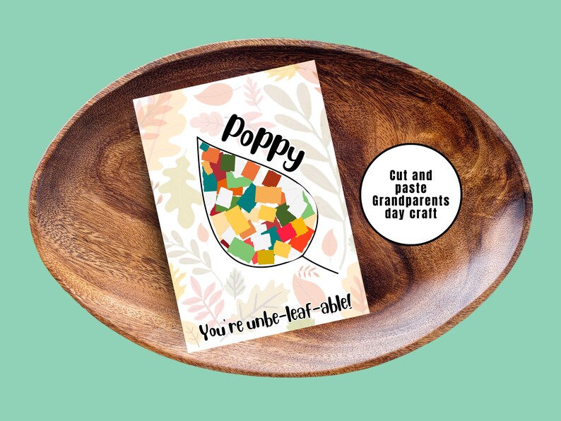 Grandparents Day Craft Printable . Grandparents Day Card - Etsy