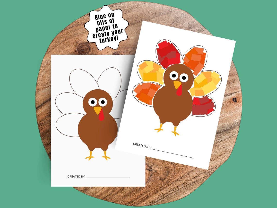 Thanksgiving Activity Kids . Thanksgiving Activity . Cut and Glue Craft ...