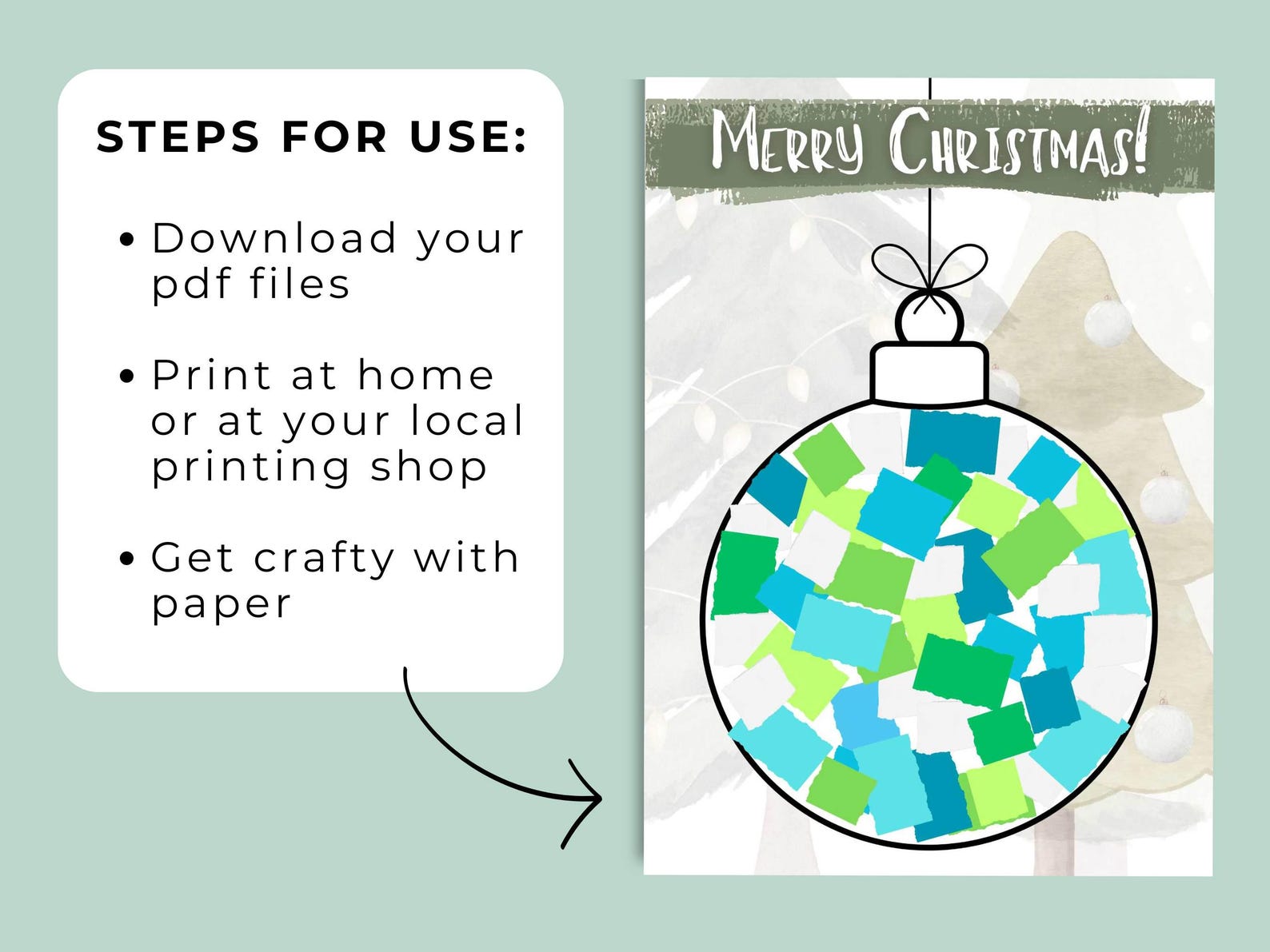 Christmas Crafts . Christmas Cut and Paste Activity - Etsy