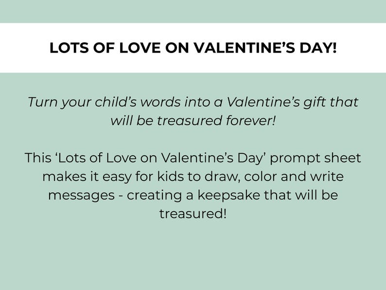 Fill in the Blanks Valentine's Day Card, DIY Card Idea, Grandparents ...
