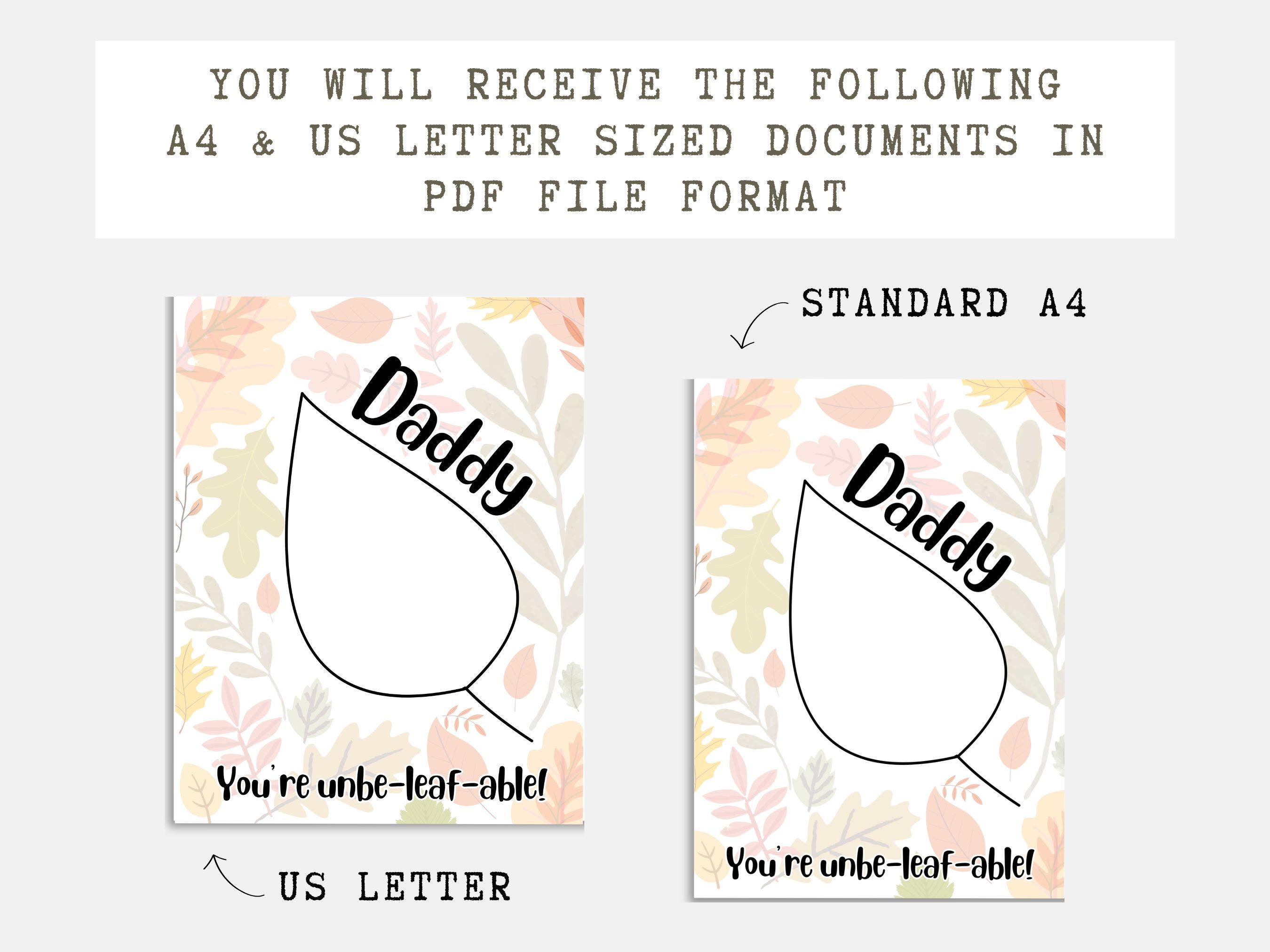 Fathers Day Card From Kids . Paper Craft - Etsy