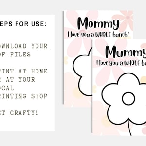 Mothers Day Craft Preschool . Mothers Day Cut and Paste Activity - Etsy