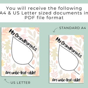 Grandparents Day Craft Activity, Grandparents Day Card, School Activity ...