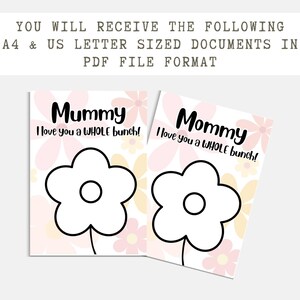 Mothers Day Craft Preschool . Mothers Day Cut and Paste Activity - Etsy