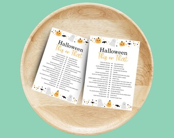 Halloween This or That Game | Halloween Fun Party Game | Halloween ...