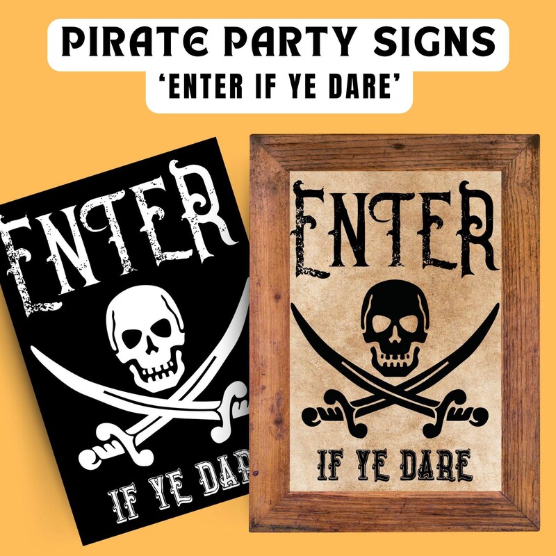 Pirate Signs - Etsy
