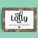 Lolly Bar Sign . Minimalist Printables - Etsy Australia