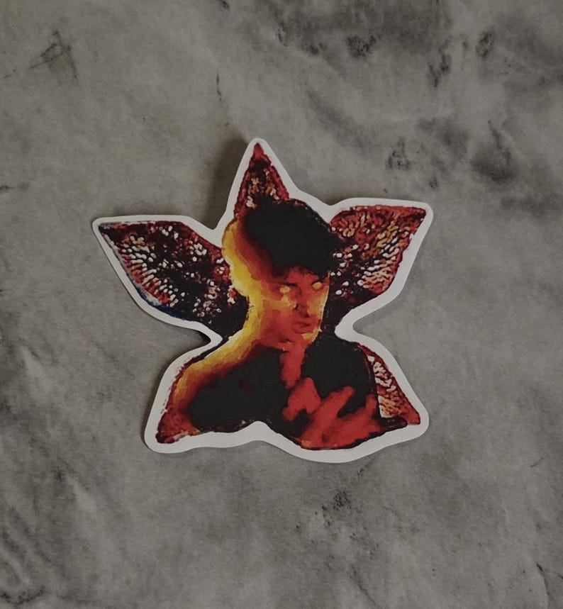 Stranger Things Will Byers Demo Power Matte Vinyl Sticker - Etsy