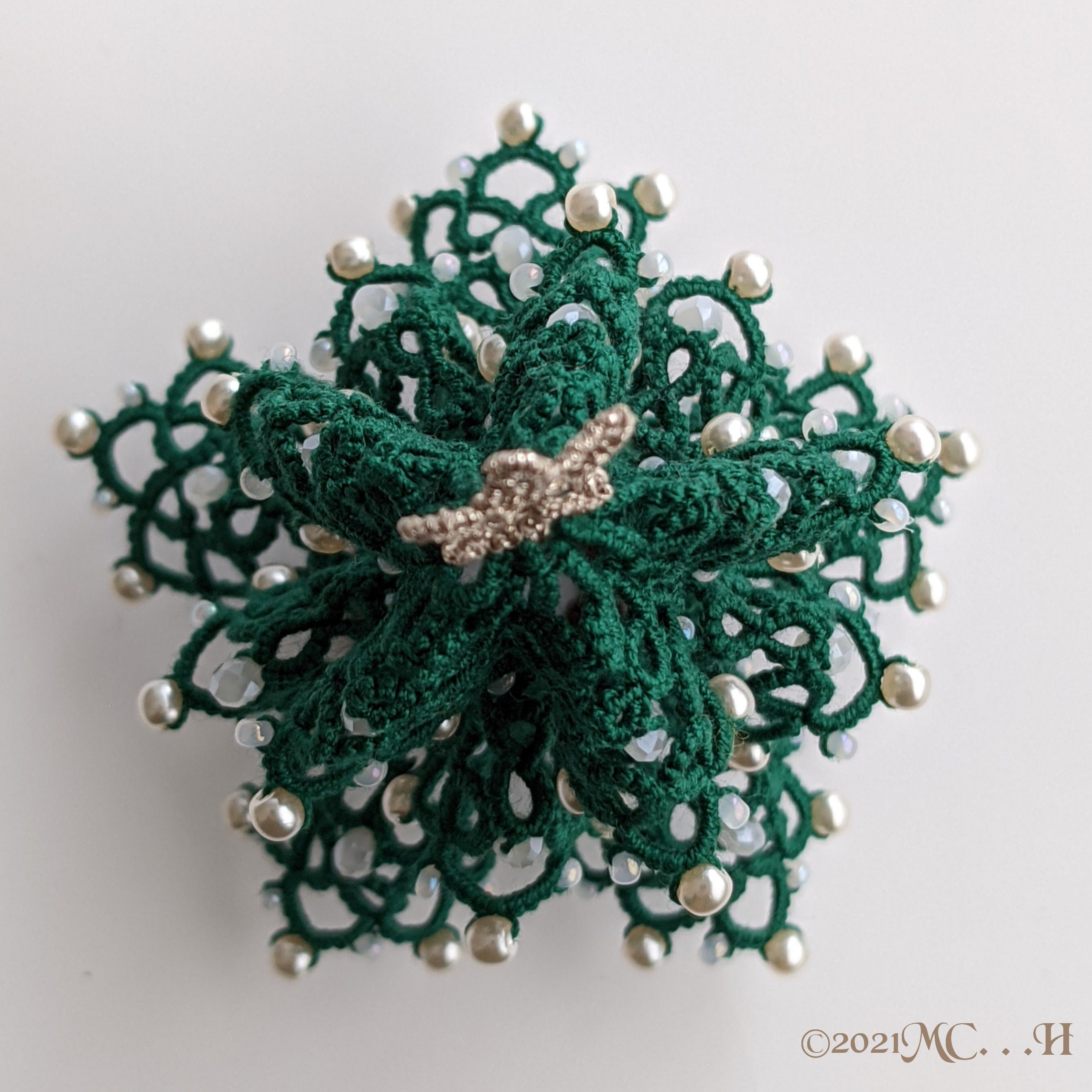 Christmas Tree tatting Lace Pattern Pdffile - Etsy