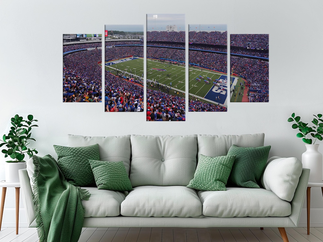 Highmark Stadium Crowd Wall Art – Football Arena Modular Canvas Print ...