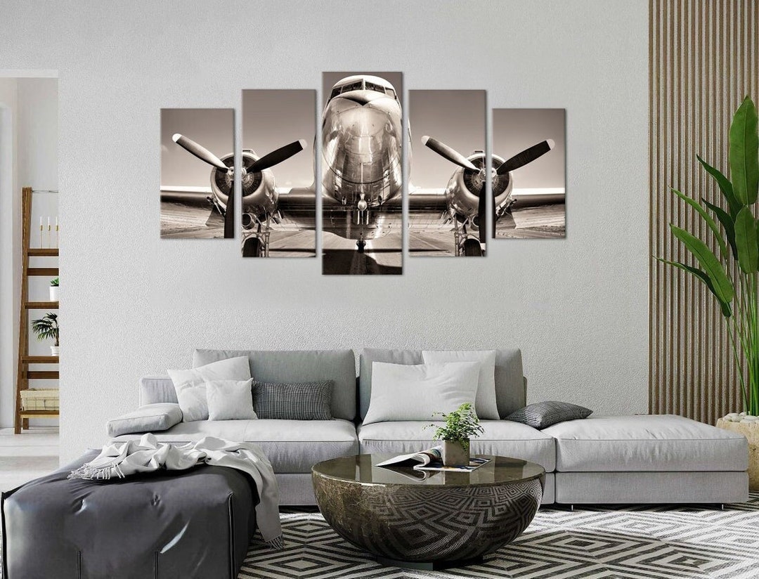 Aircraft Print Aviation Wall Decor Airplane Propeller Print Airplane ...