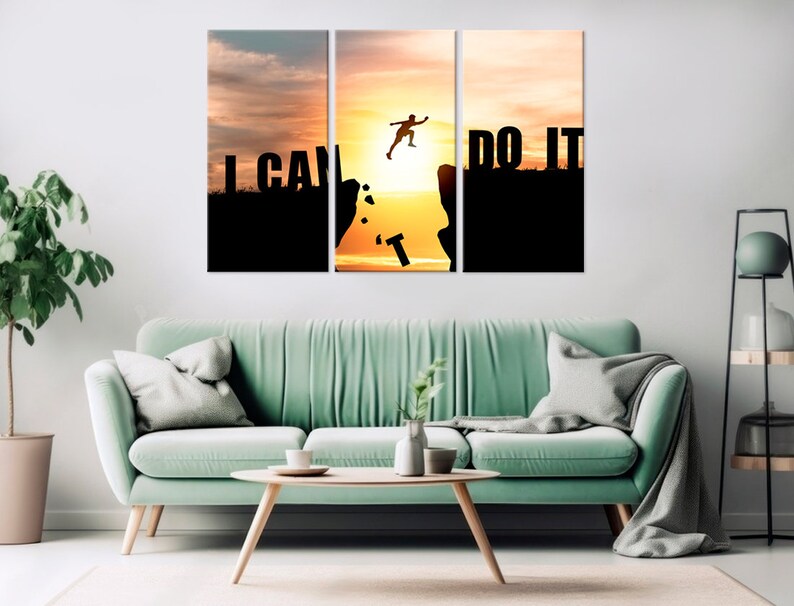 Inspiring Motivational Quotes Canvas Print for Walls | I Can't Do It ...