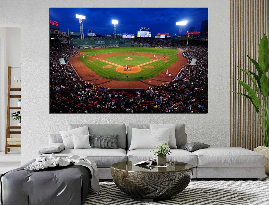 Fenway Park Large Canvas Print, Boston Wall Art Design, Print Décor for ...
