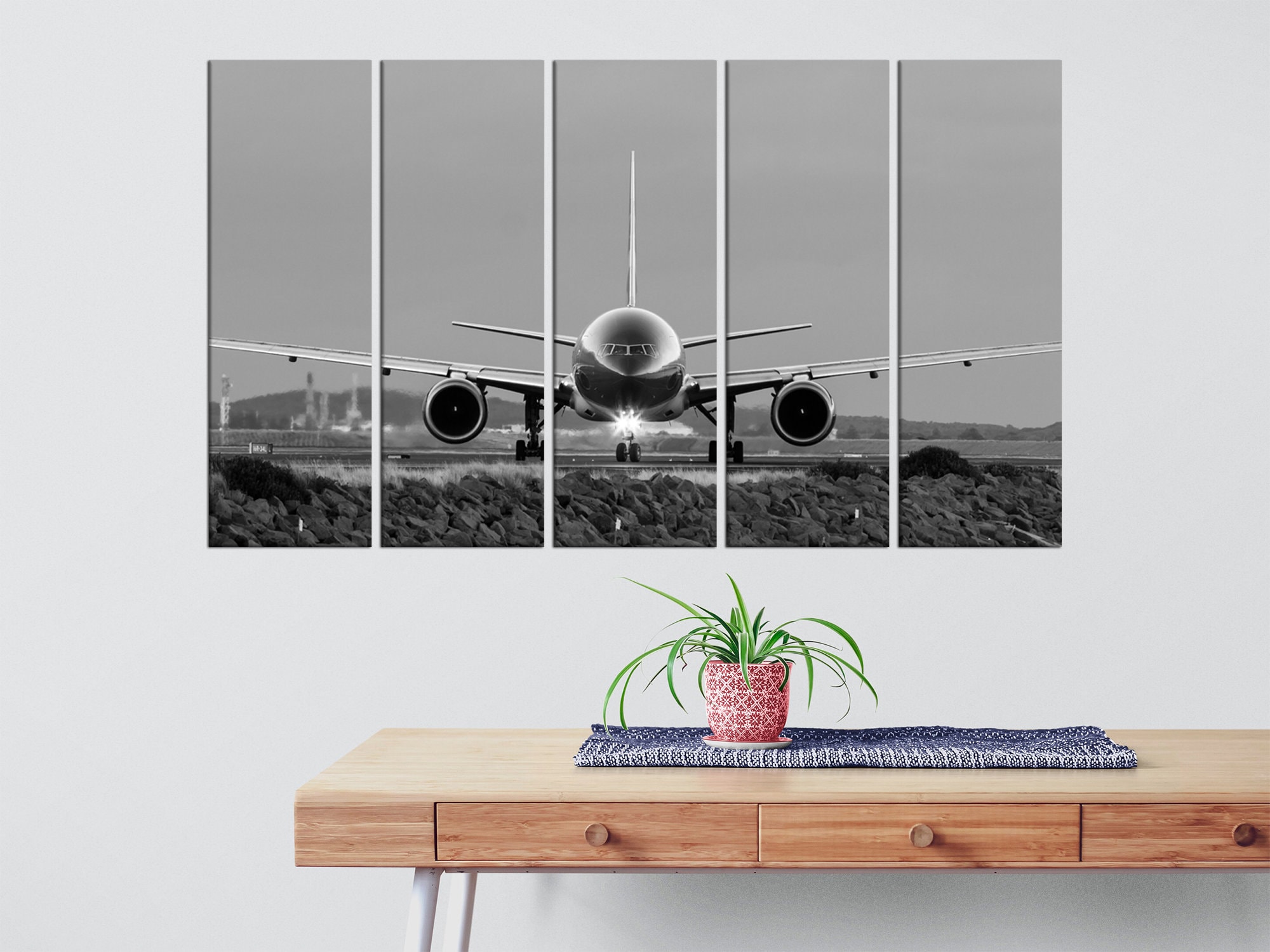 Jet Airliner Aviation Wall Decor Aircraft Big Framed Poster | Etsy