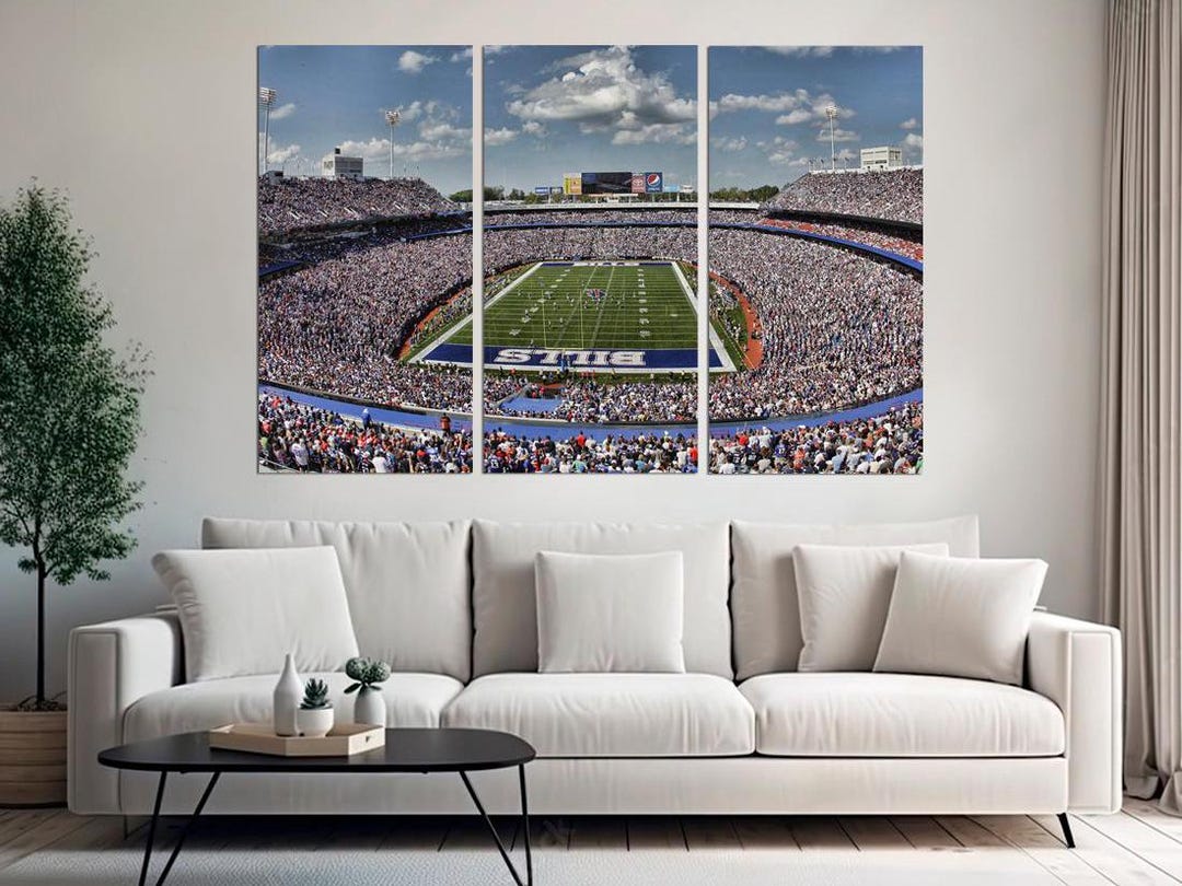 Highmark Stadium in Orchard Park Canvas Print Decor, Buffalo Bills ...