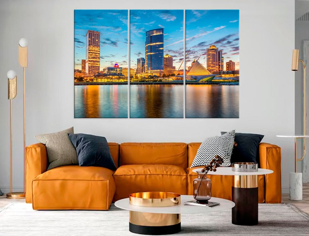Milwaukee Decor for Wall, Wisconsin Art Prints on Canvas, Milwaukee ...