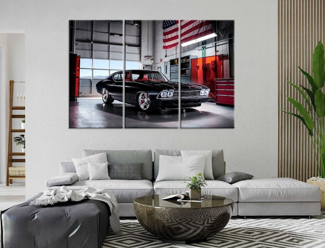 Car Wall Art Chevrolet Chevelle Framed Wall Art Auto Print Framed ...