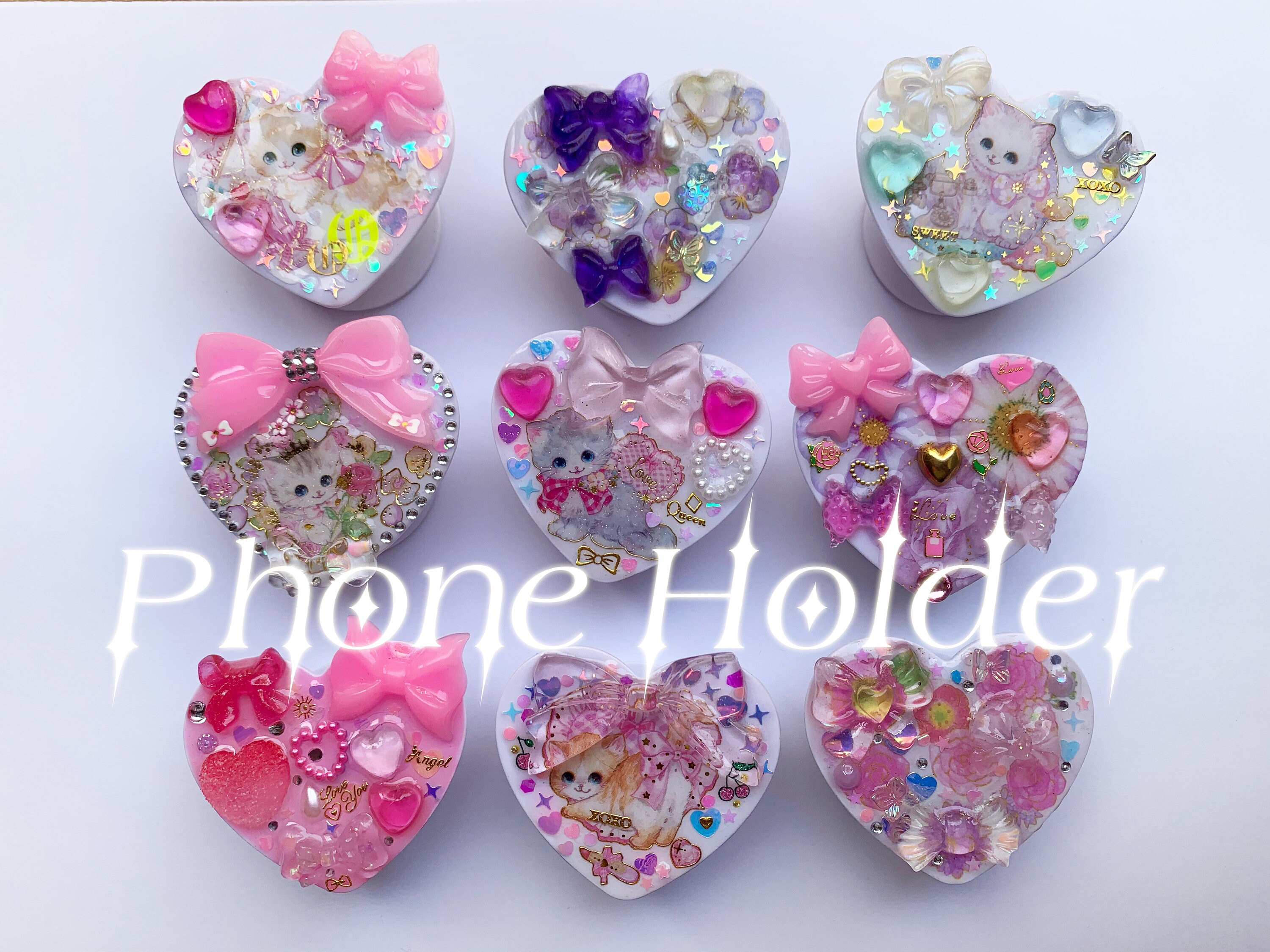 Heart Shaped Phone Holder // Heart Shaped Phone Holder - Etsy UK