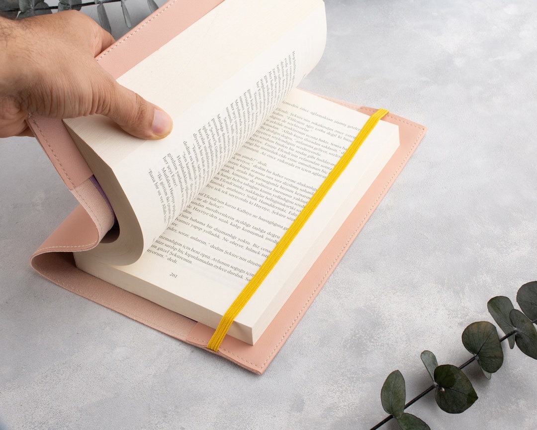 Pink Book Cover for Paperback, Book Protector, Book Cover 6x9, Vegan ...