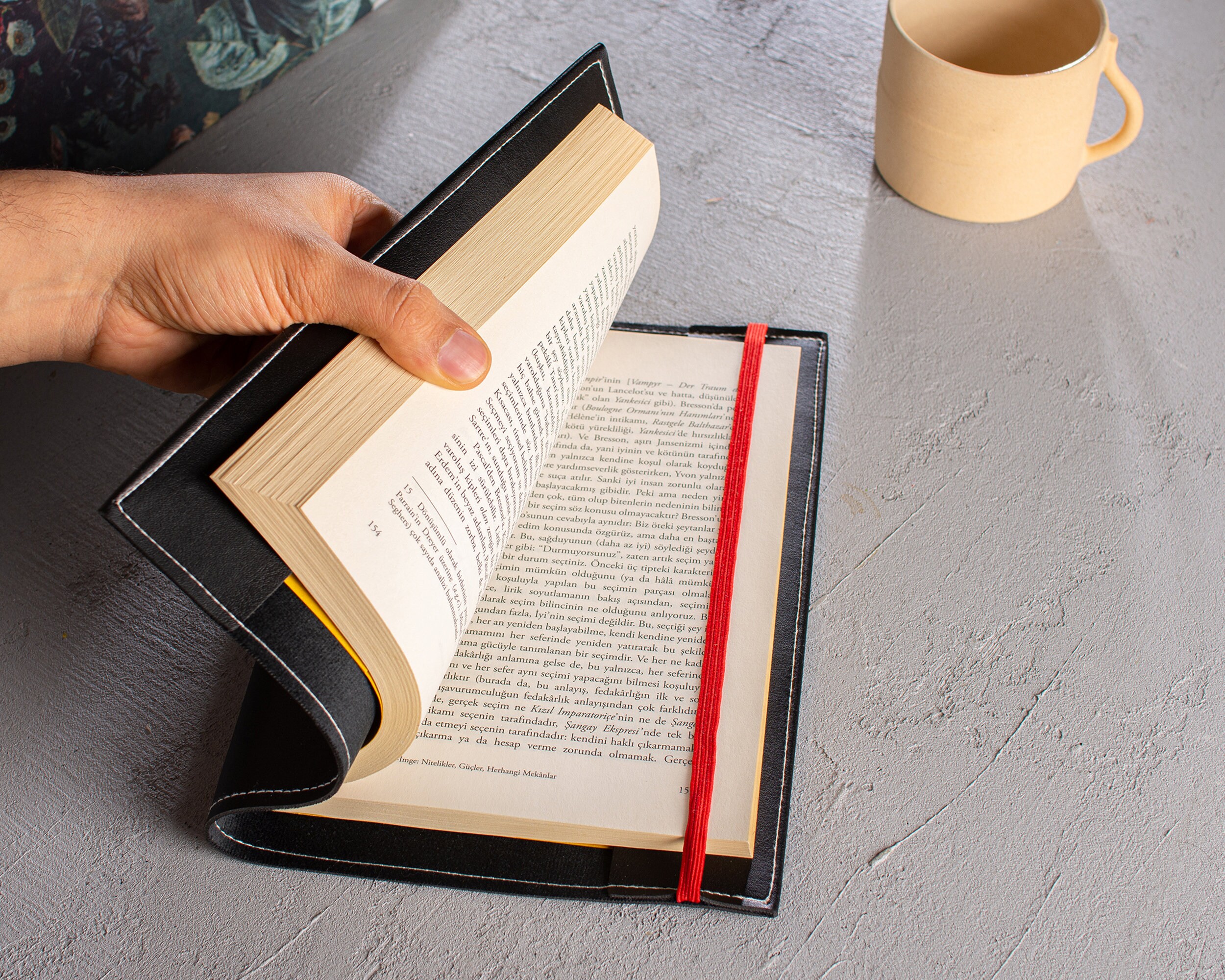 Paperback Book Cover Leather Book Protector Gift For Book Etsy