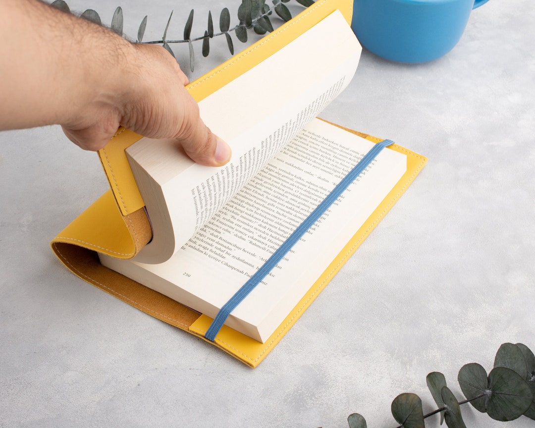 Paperback Book Cover | Vegan Leather Book Protector | 3 Sizes - Etsy