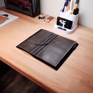 Regular Travelers Notebook Cover With Detachable Wallet / Organizer ...