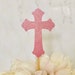 12 Large Ombre Pink Cross Centerpieces, Christening Centerpieces ...