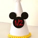 Half Birthday Mickey Mouse, Mickey Mouse Birthday Hat, Mickey Half ...