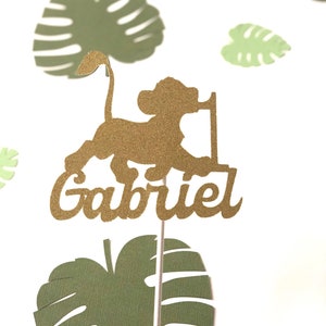 Personalized Simba Topper, Lion King Topper, Custom Lion Topper - Etsy