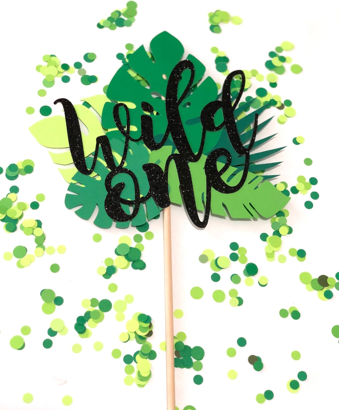 Wild One Cake Topper: Gold Glitter First Birthday Decoration - Etsy