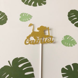 Personalized Simba Topper, Lion King Topper, Custom Lion Topper - Etsy