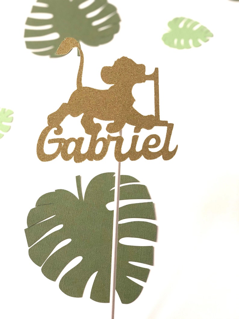 Personalized Simba Topper Lion King Topper Custom Lion - Etsy