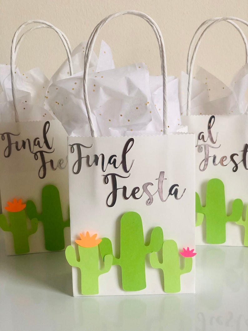 Final Fiesta Gift Bags Final Fiesta Bachelorette Party | Etsy