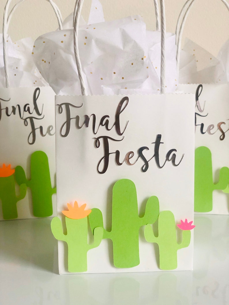 Final Fiesta Gift Bags Final Fiesta Bachelorette Party | Etsy