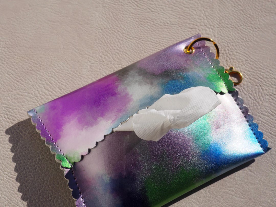 Tissue Holder, Purse Tissue Holder, Travel Tissue Holder, Keychain ...