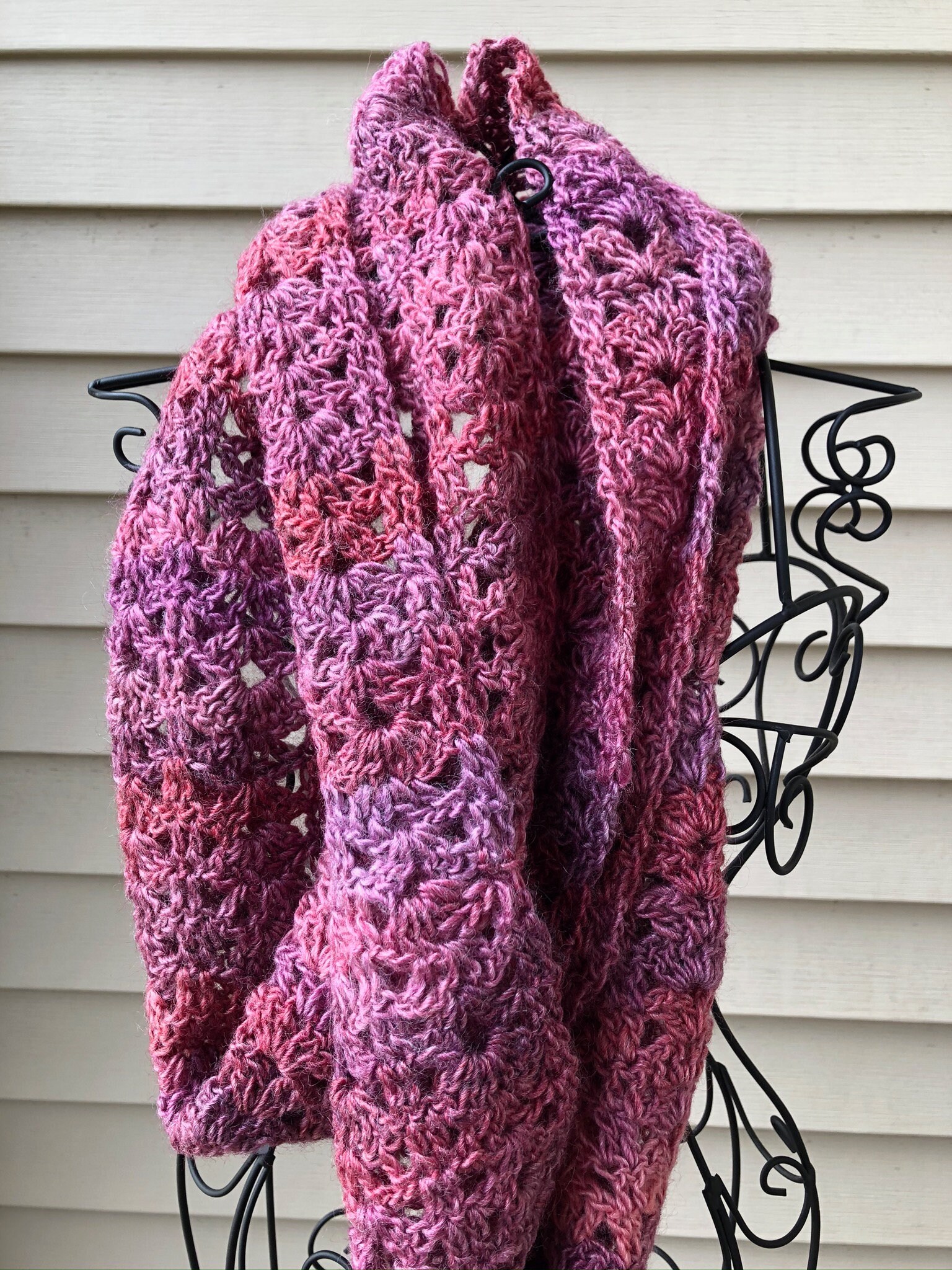 Open-weave Infinity Scarf - Etsy