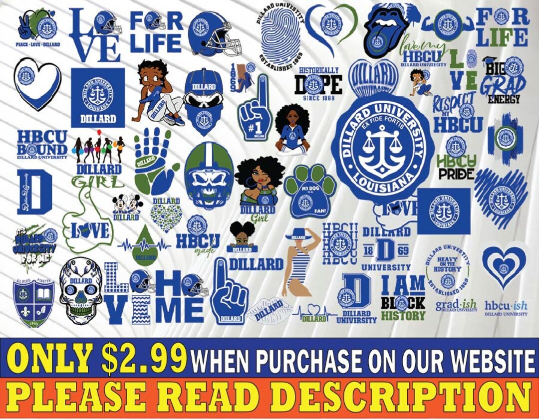 Dillard University Svg HBCU Svg Collections HBCU Svg - Etsy