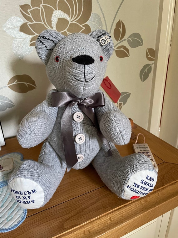 Memory Bear Teddy Keepsake - Etsy UK