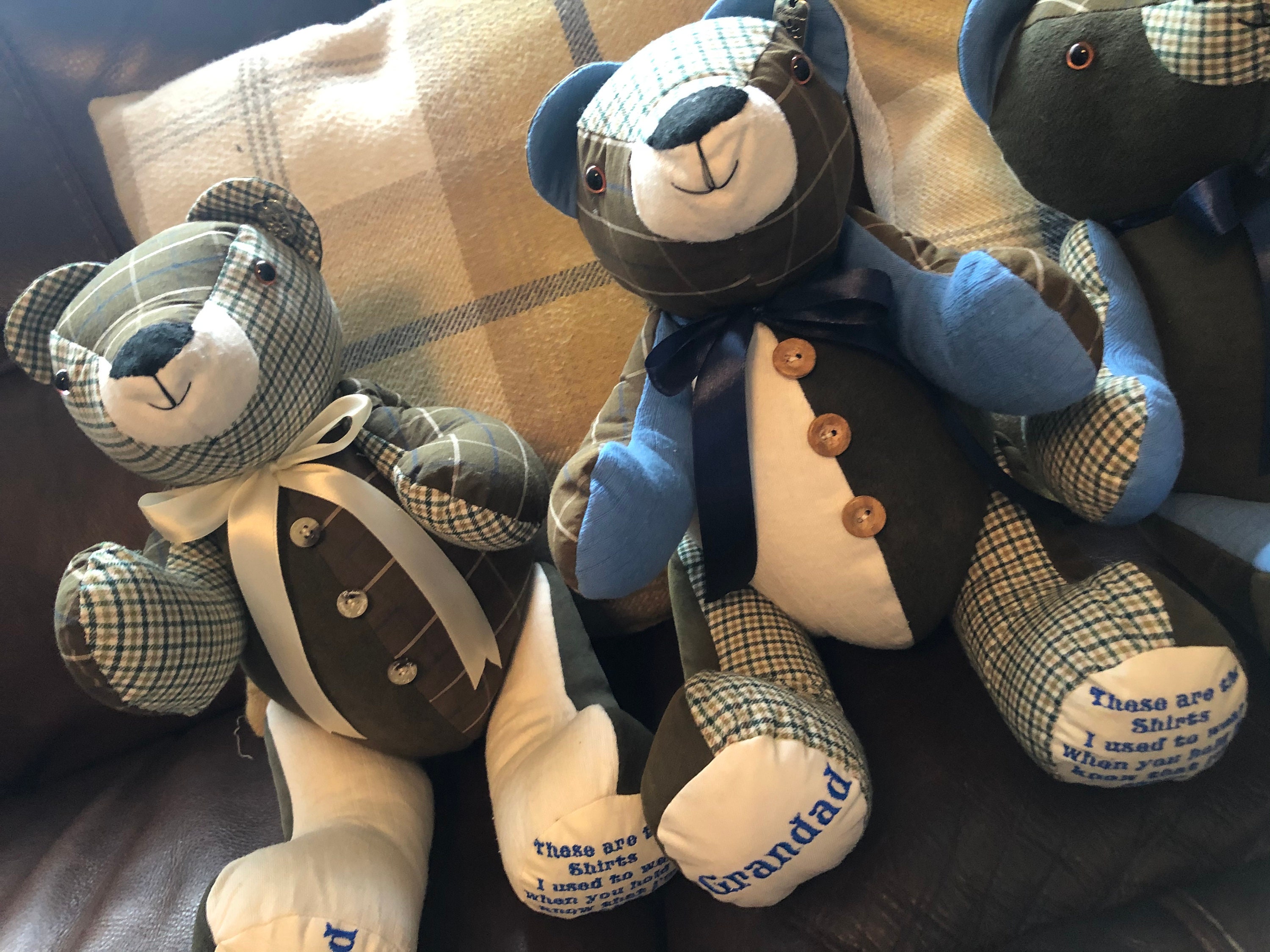 Memory Bear Teddy Keepsake - Etsy UK