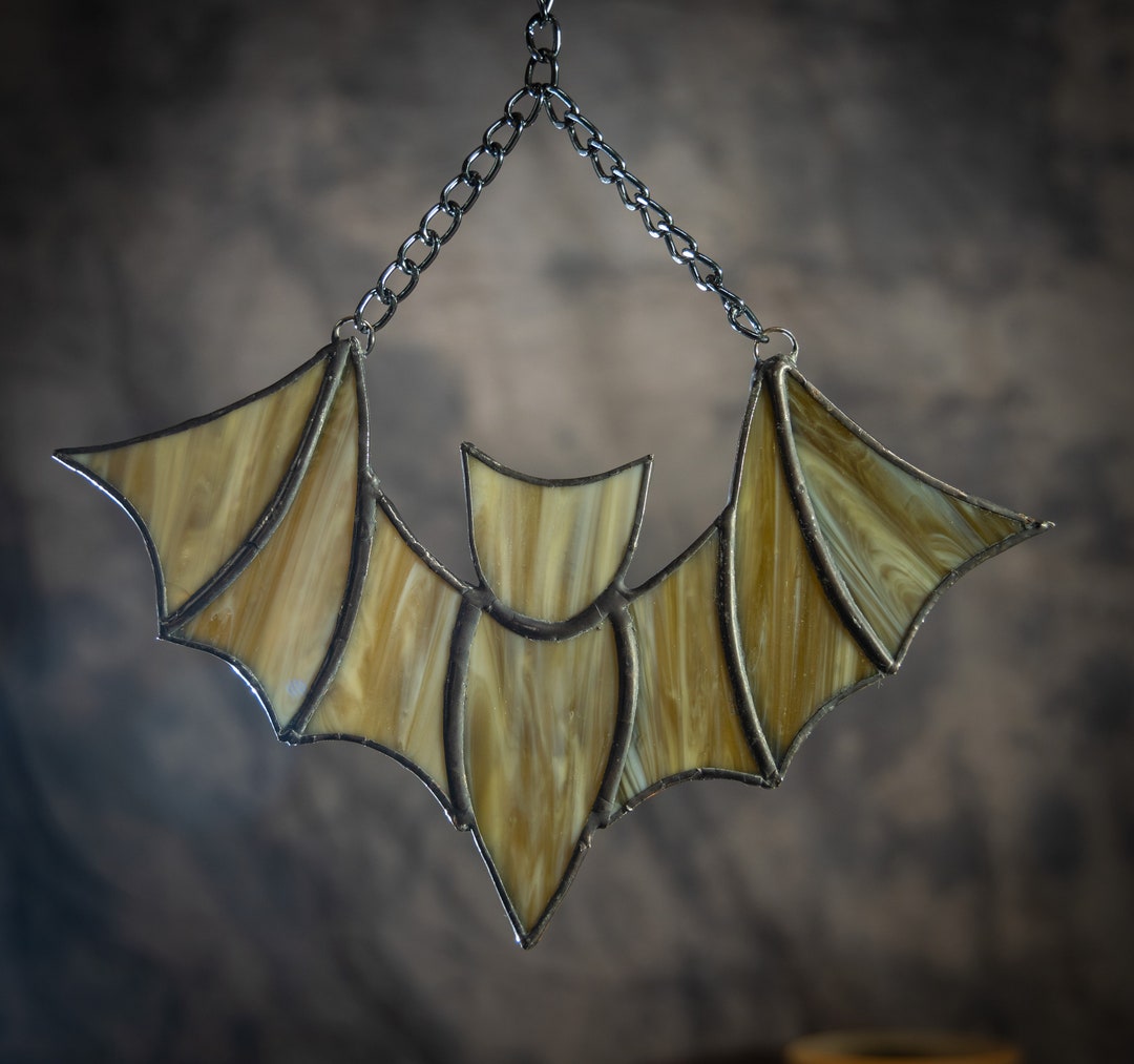 Stained Glass Bat - Etsy